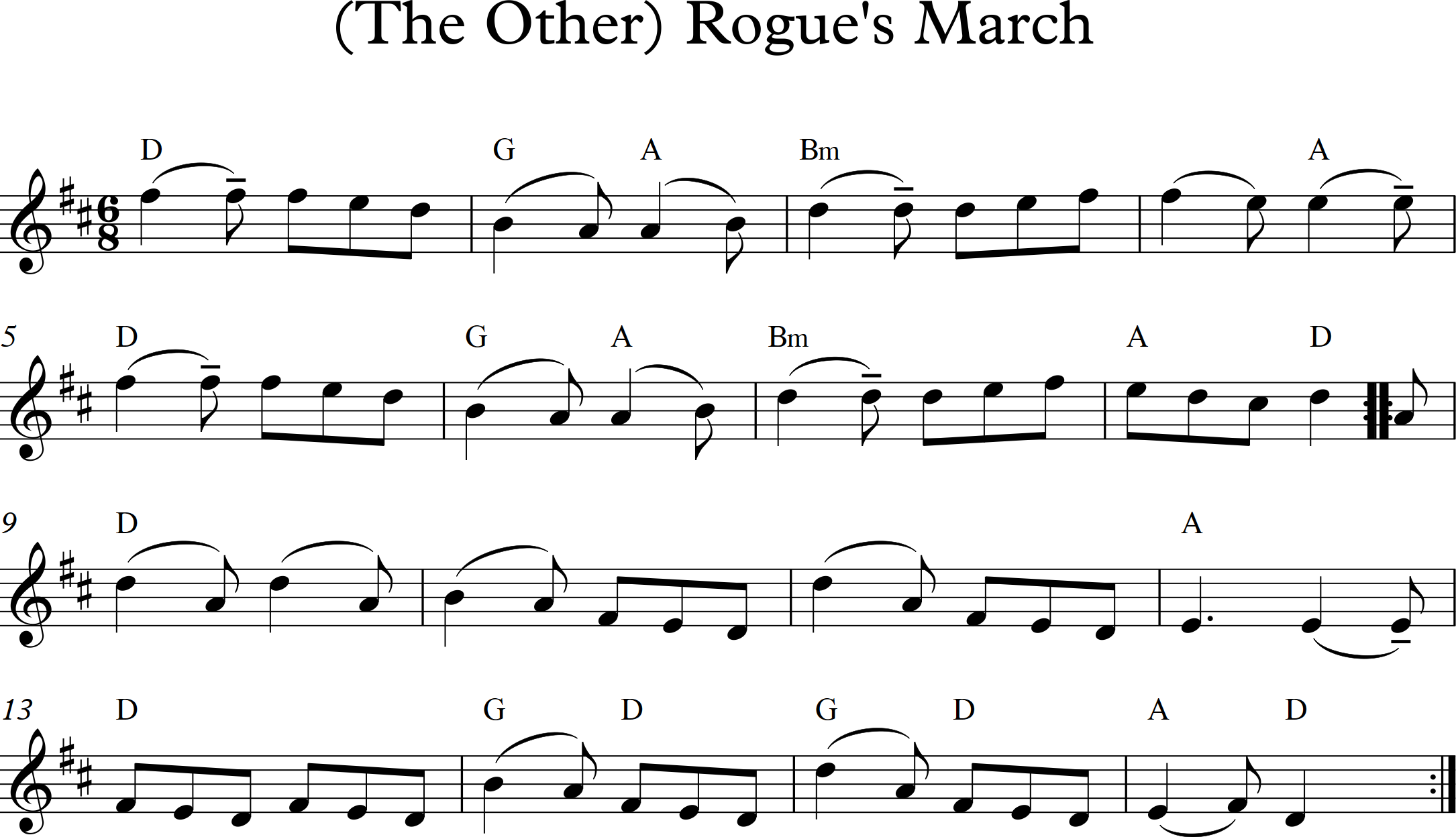 The (Other) Rogue’s March – New Ealing Sessions