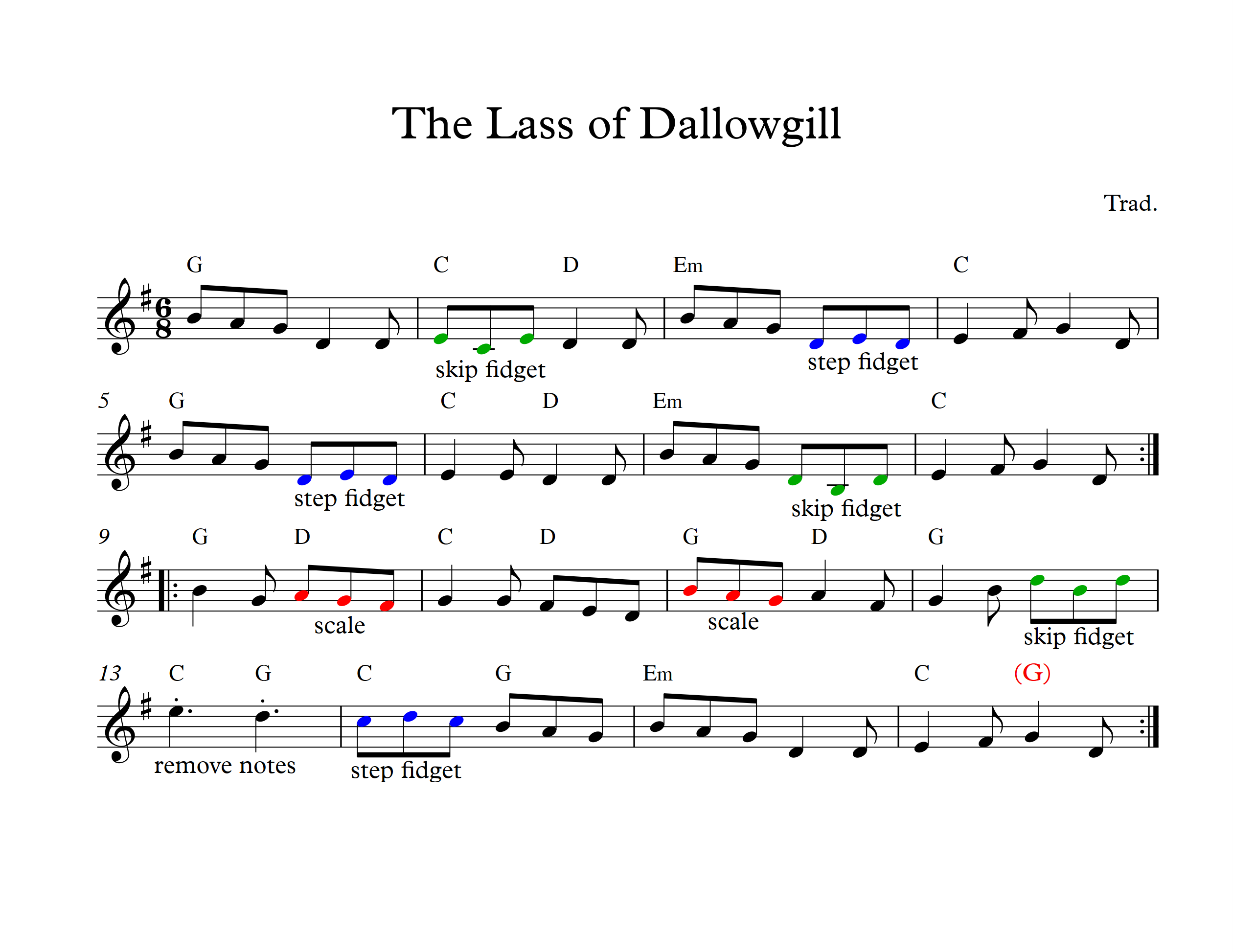 Lass of Dallowgill Variations – New Ealing Sessions