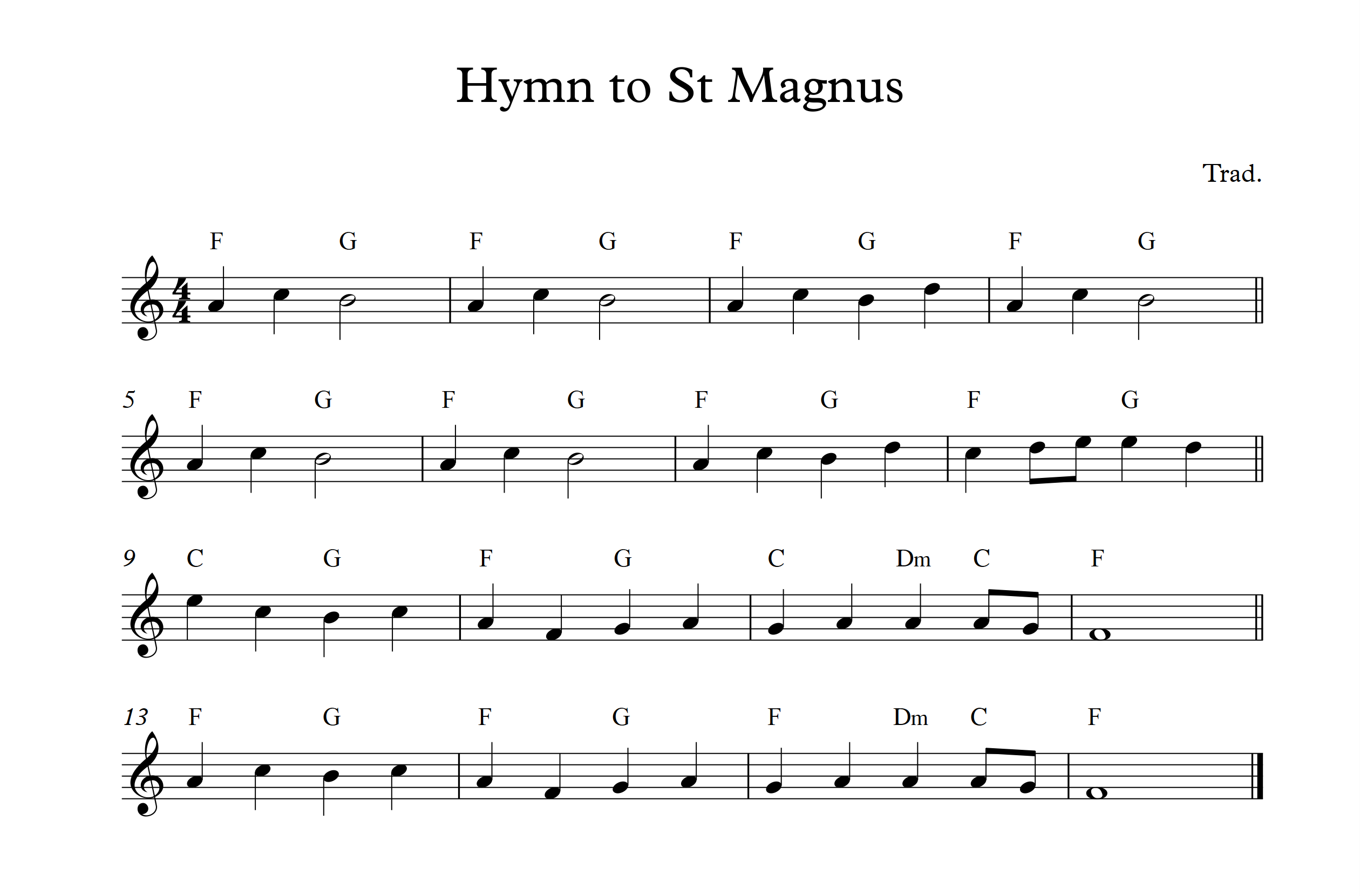 Hymn for St Magnus – New Ealing Sessions